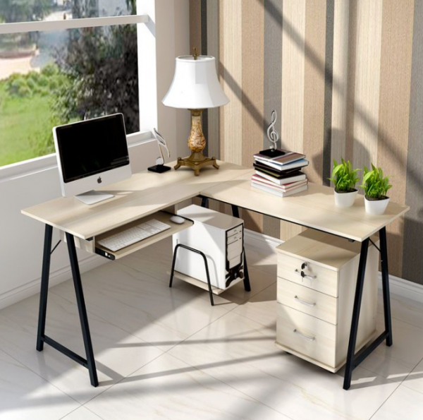 25 Desain Meja Kantor di Rumah Minimalis - Desain id