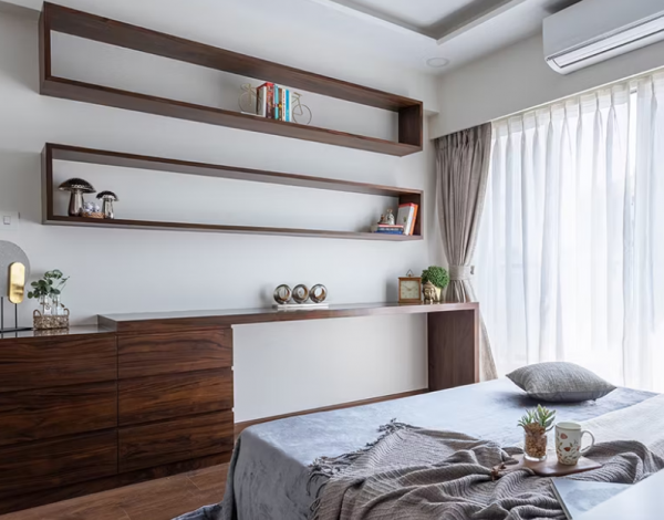 Rak Dinding Terbuka - Desain id