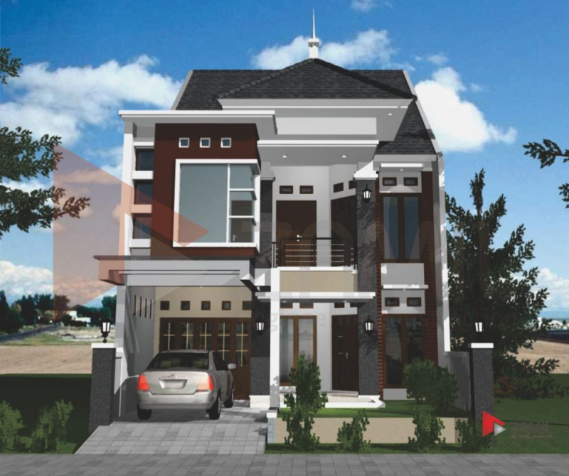 30 Contoh Desain Rumah 6x12 2 Lantai Minimalis Desain Id