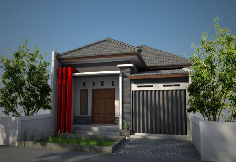 30 Konsep Desain Rumah Dan Toko Kelontong Desain Id