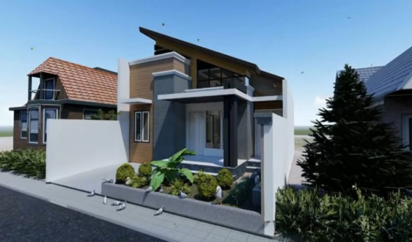Desain Fasad Rumah Minimalis Modern 19 - Desain id