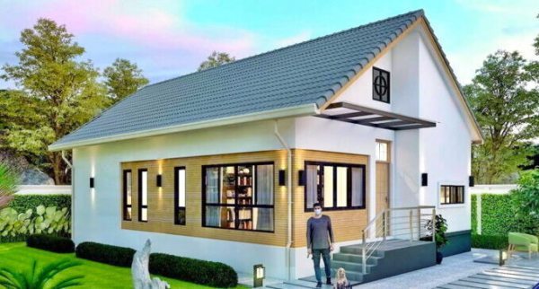 Rumah Atap Gable 16 - Desain id