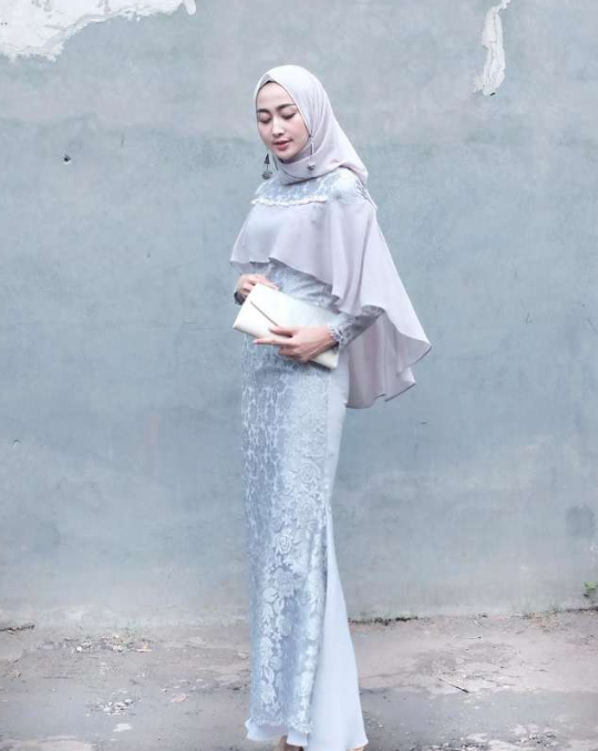25 Desain Gaun Pesta Muslimah Modern - Desain id