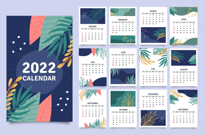 25 Desain Kalender Menarik dan Elegan - Desain id